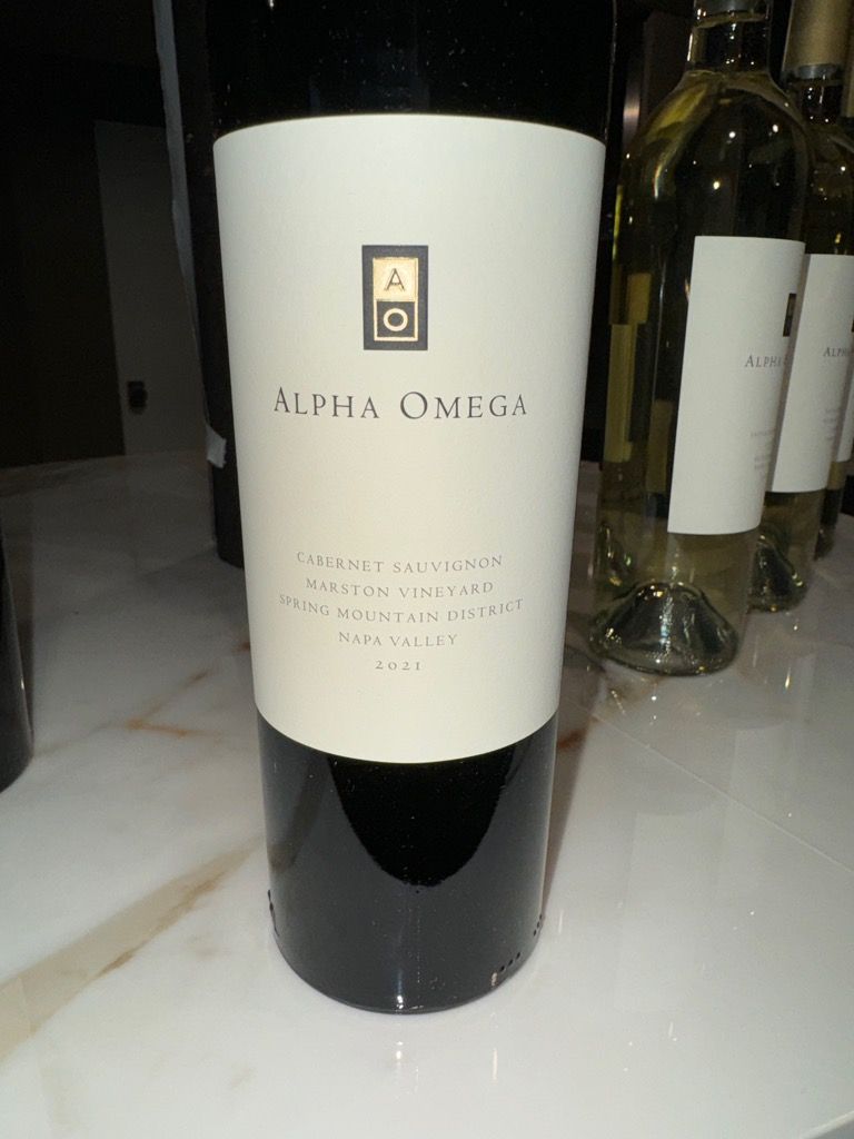 2021 Alpha Omega Cabernet Sauvignon Marston, USA, California, Napa ...