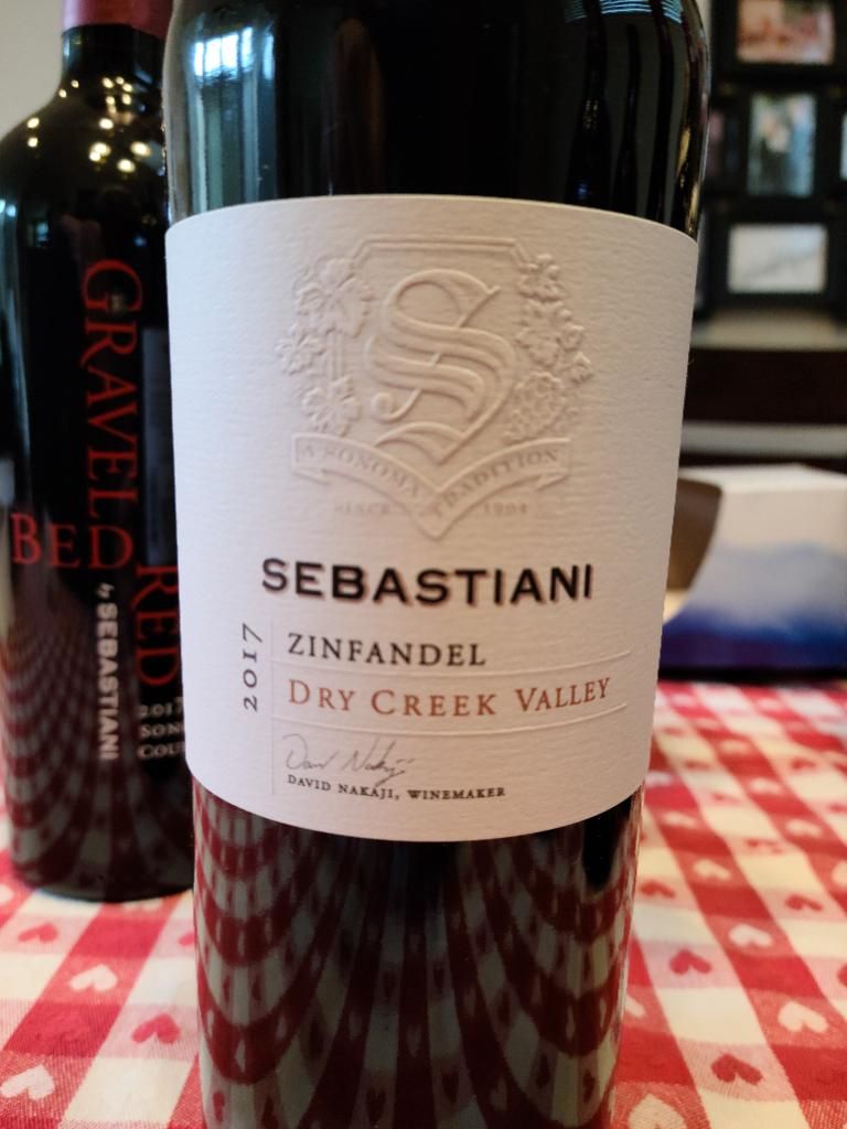 2017 Sebastiani Vineyards & Winery Zinfandel Dry Creek Valley, USA ...