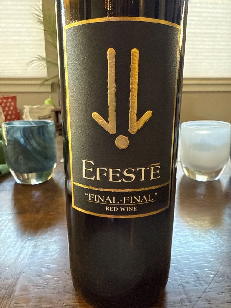 2020 Efeste Final-Final, USA, Washington, Columbia Valley - CellarTracker