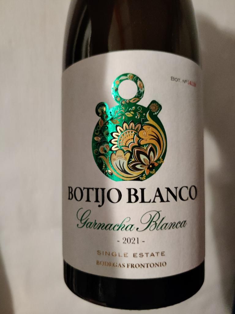 2021 Bodegas Frontonio Botijo Blanco, Spain - CellarTracker