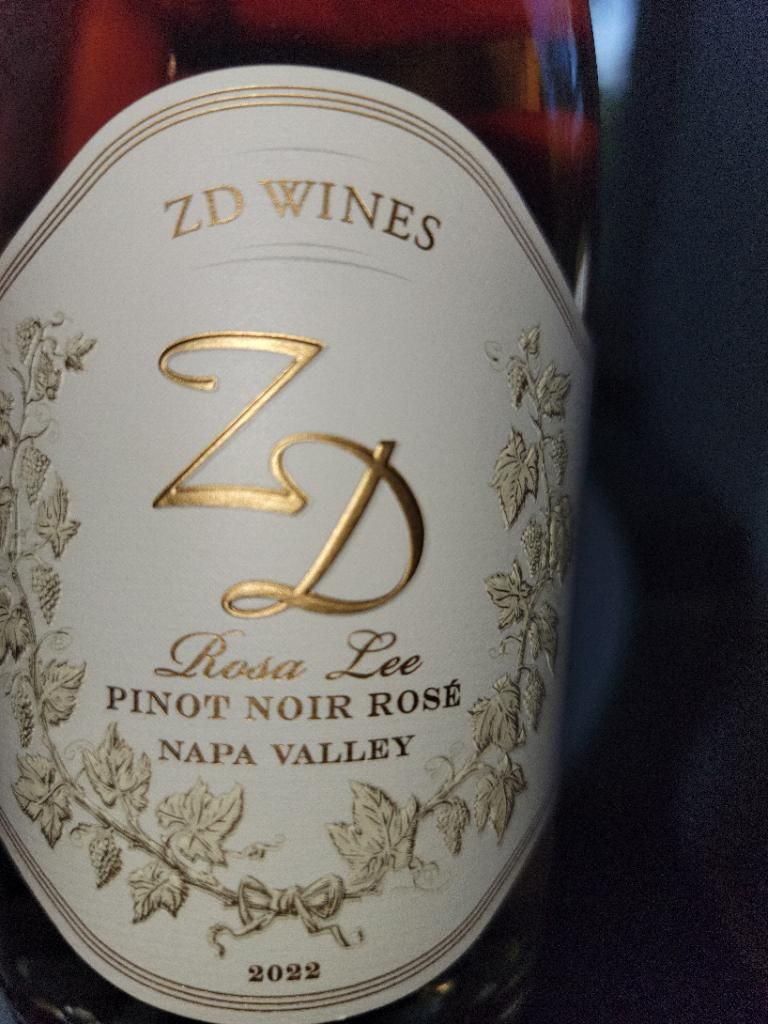 2022 ZD Wines Pinot Noir Rosa Lee, USA, California, Napa / Sonoma, Carneros - CellarTracker