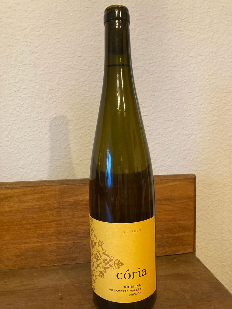 2023 Cória Estates Riesling, USA, Oregon, Willamette Valley - CellarTracker