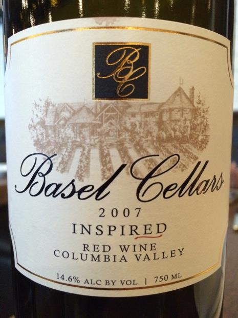 2007 Basel Cellars Inspired, USA, Washington, Columbia Valley ...
