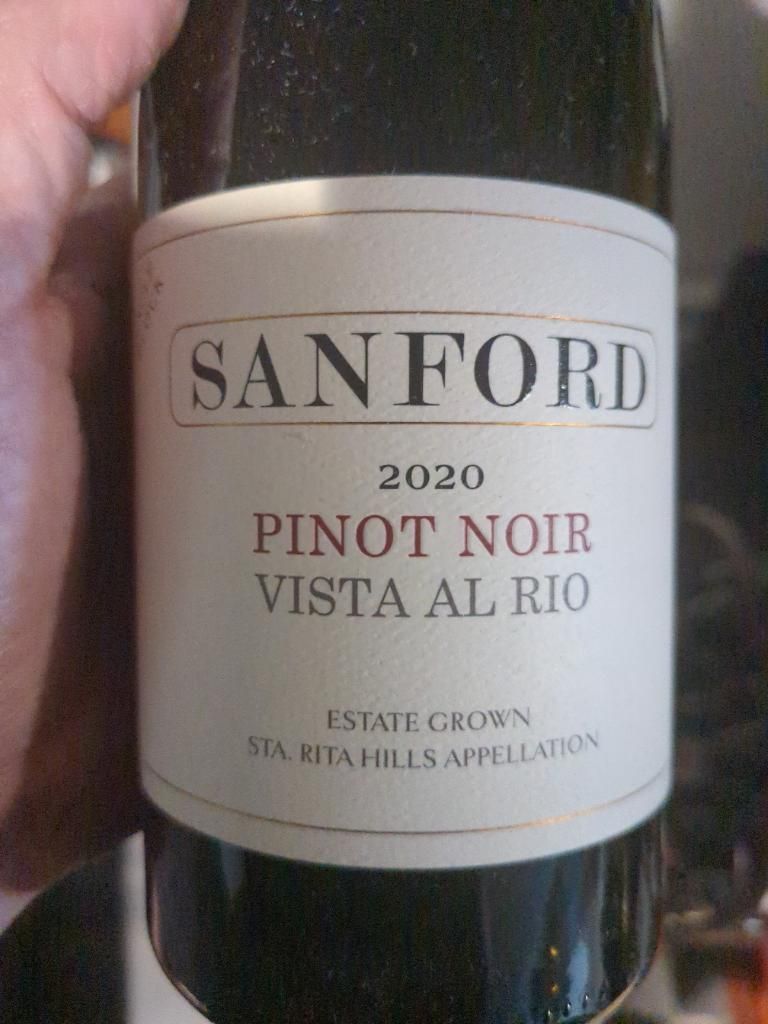 2020 Sanford Pinot Noir Vista al Rio La Rinconada Vineyard, USA ...