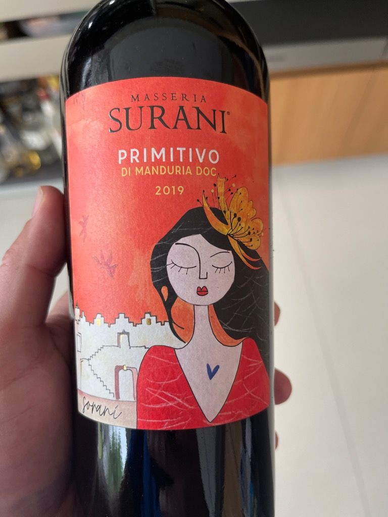 2019 Masseria Surani Primitivo di Manduria, Italy, Puglia, Primitivo di ...
