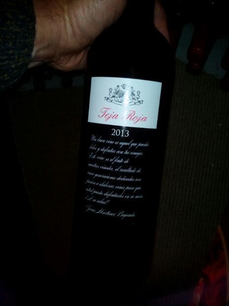 2012 Martinez Bujanda Tempranillo Teja Roja, Spain - CellarTracker