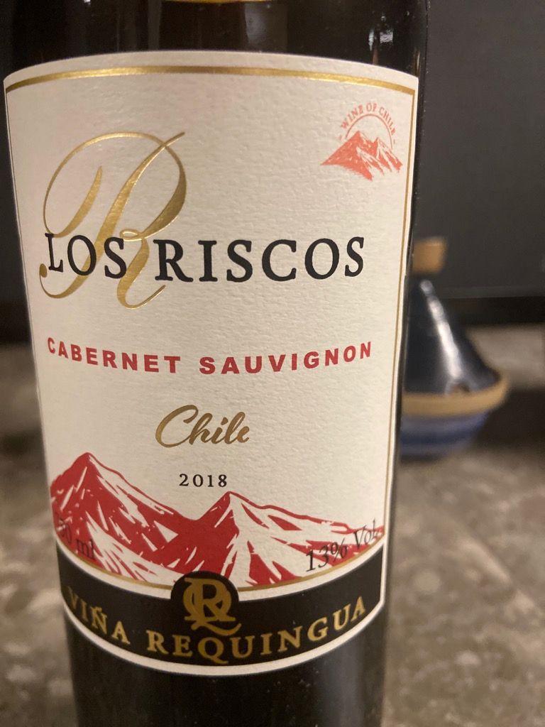 NV Viña Requingua Cabernet Sauvignon Los Riscos, Chile, Curico Valley ...