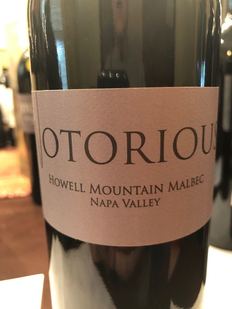 2014 Nice Wines Malbec Notorious, USA, California, Napa Valley, Howell ...