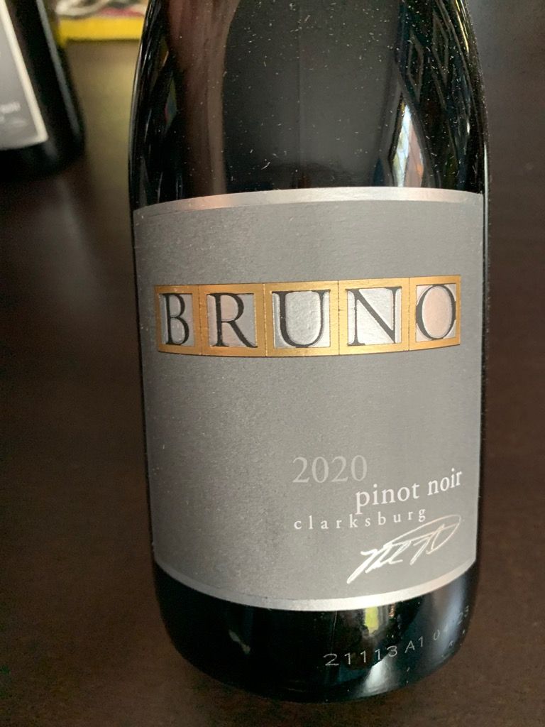 2021 Richard Bruno Pinot Noir, USA, California, Central Valley ...
