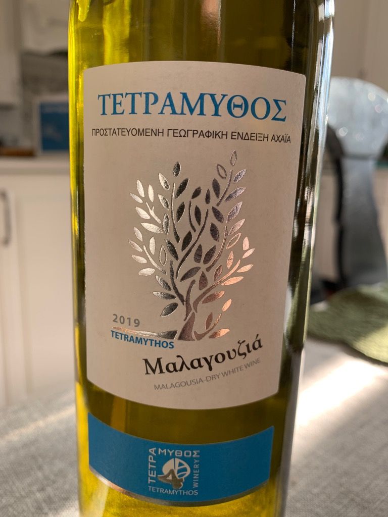 2019 Tetramythos Malagousia Natur e, Greece, Peloponnisos, Achaia - CellarTracker