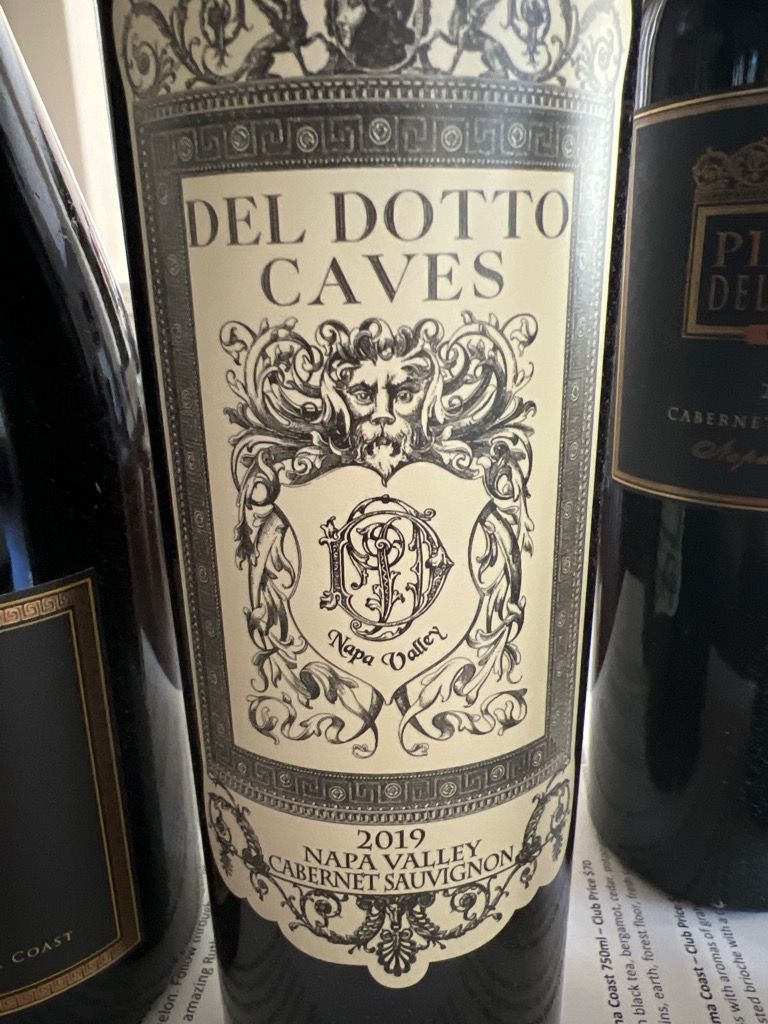2019 Del Dotto Cabernet Sauvignon 36 Month Cave Blend, USA, California ...