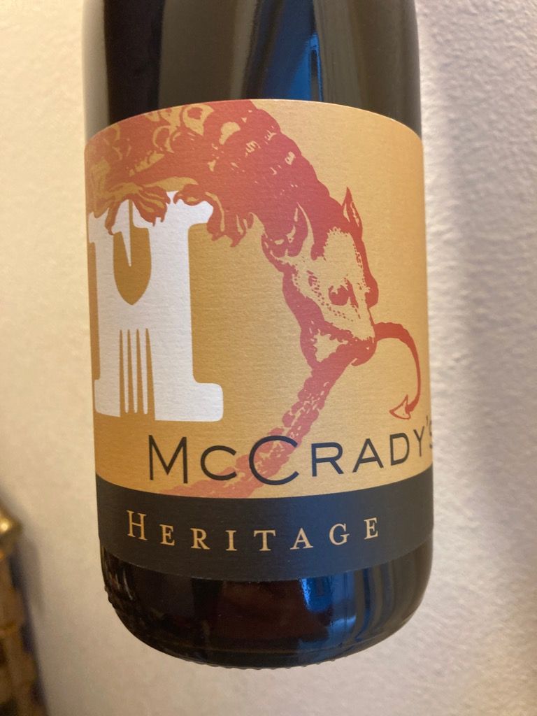2015 Brooks Pinot Noir McCrady Heritage, USA, Oregon, Willamette Valley ...