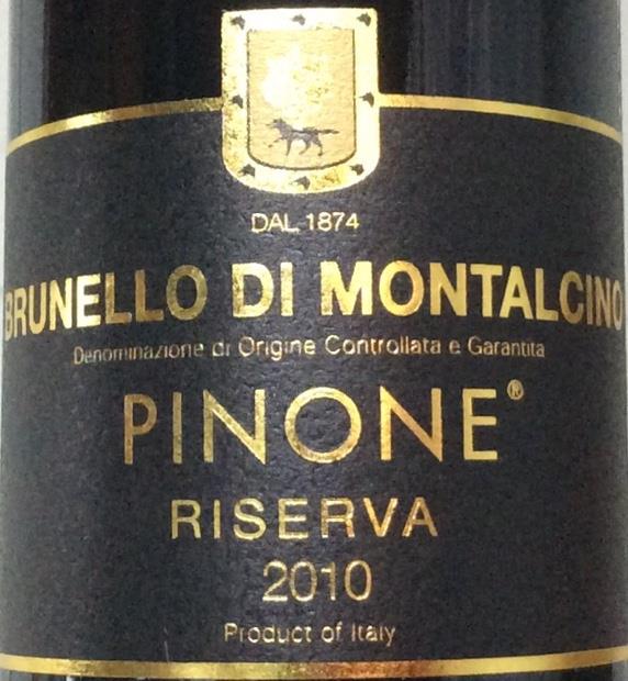 2010 Pinino Brunello di Montalcino Pinone Riserva, Italy, Tuscany ...