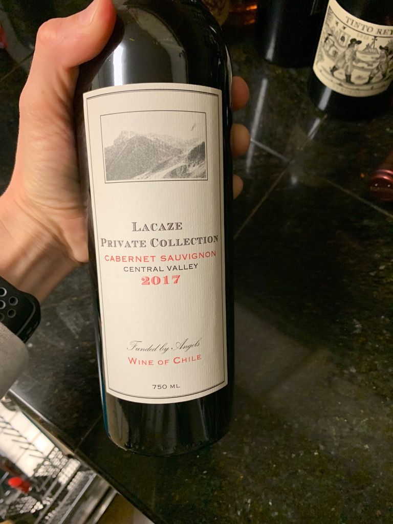 2017 Jean-Pascal Lacaze Cabernet Sauvignon Private Collection, Chile ...