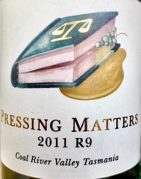 2011 Pressing Matters Riesling R9, Australia, Tasmania, Coal River ...
