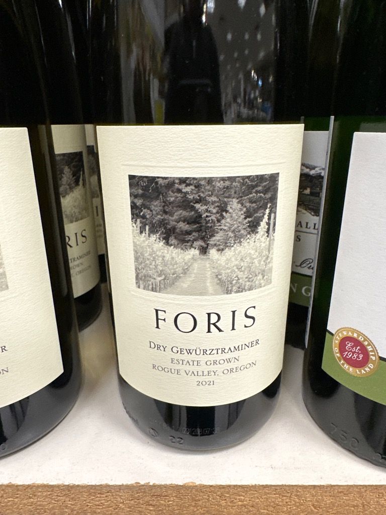 2021 Foris Dry Gewürztraminer, USA, Oregon, Southern Oregon, Rogue ...