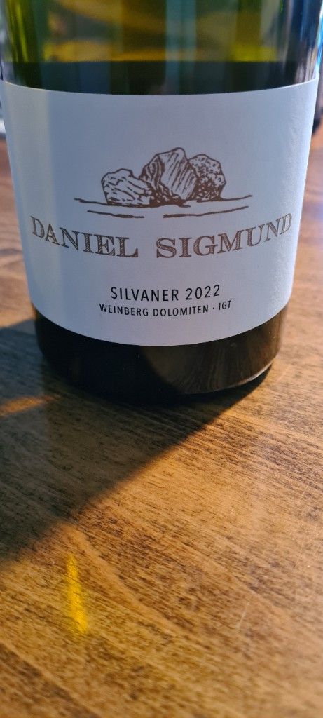 2022 Daniel Sigmund Silvaner, Italy, Trentino-Alto Adige, Mitterberg ...