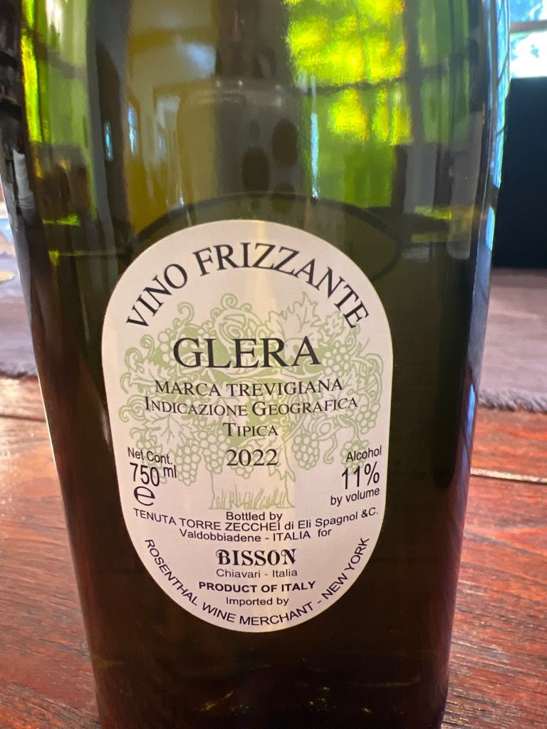 2023 Bisson Glera Vino Frizzante Marca Trevigiana IGT, Italy, Veneto ...