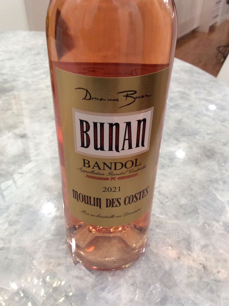 2021 Domaine Bunan Bandol Rosé Moulin des Costes, France, Provence ...