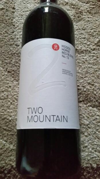 2016 Two Mountain Winery Hidden Horse Red Table Wine, USA, Washington ...