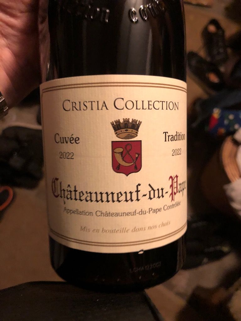 2023 Domaine de Cristia Châteauneuf-du-Pape Cristia Collection Cuvée ...