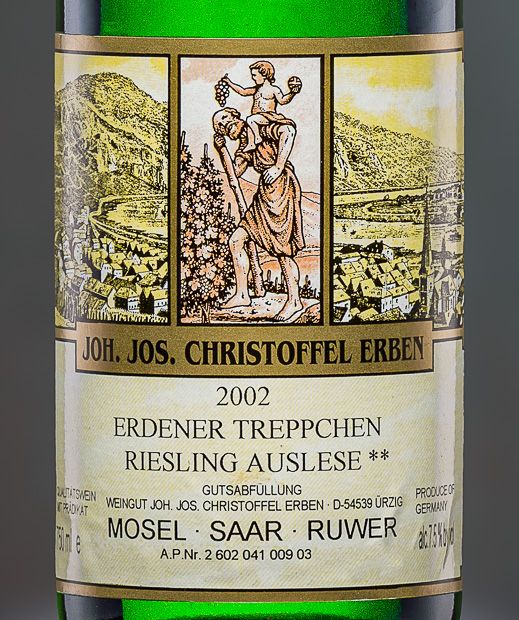 2002 Joh. Jos. Christoffel Erben Erdener Treppchen Riesling Auslese ...