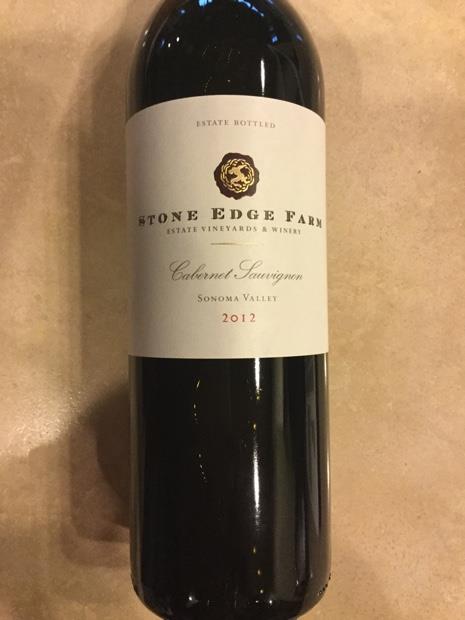 2012 Stone Edge Farm Cabernet Sauvignon, USA, California, Sonoma County ...