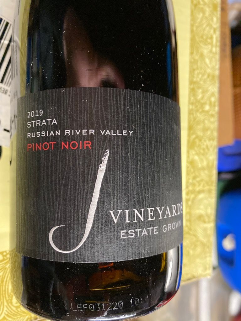 2019 J Vineyards & Winery Pinot Noir Strata Russian River Valley, USA ...