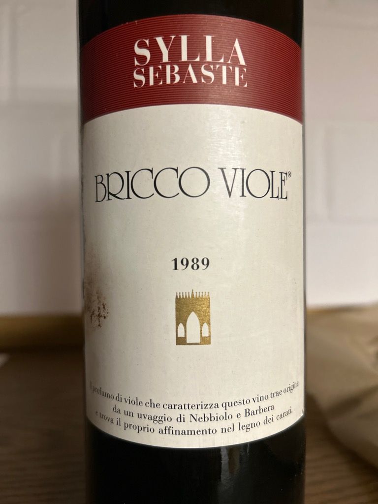 1989 Sylla Sebaste Langhe Bricco Viole, Italy, Piedmont, Langhe, Langhe ...