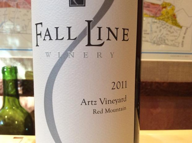 2011 Fall Line Winery Red Wine Artz Vineyard, USA, Washington, Columbia ...