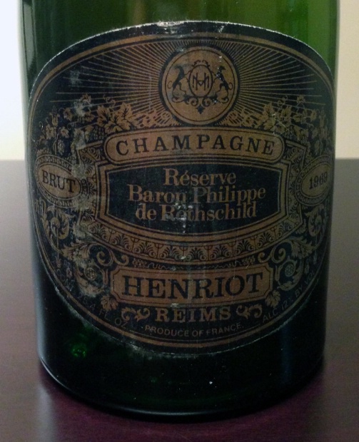 1969 Henriot Champagne P. de Rothschild Reserve, France, Champagne ...