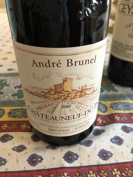 2015 Domaine André Brunel Châteauneuf-du-Pape, France, Rhône, Southern ...