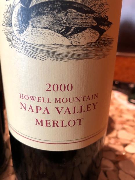2000 Duckhorn Vineyards Merlot Bancroft Ranch Howell Mountain, USA ...