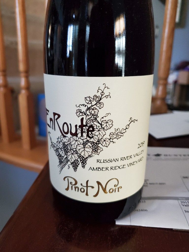 2019 EnRoute Pinot Noir Amber Ridge Vineyard, USA, California, Sonoma ...