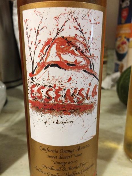 2010 Quady Winery Orange Muscat Essensia, USA, California - CellarTracker