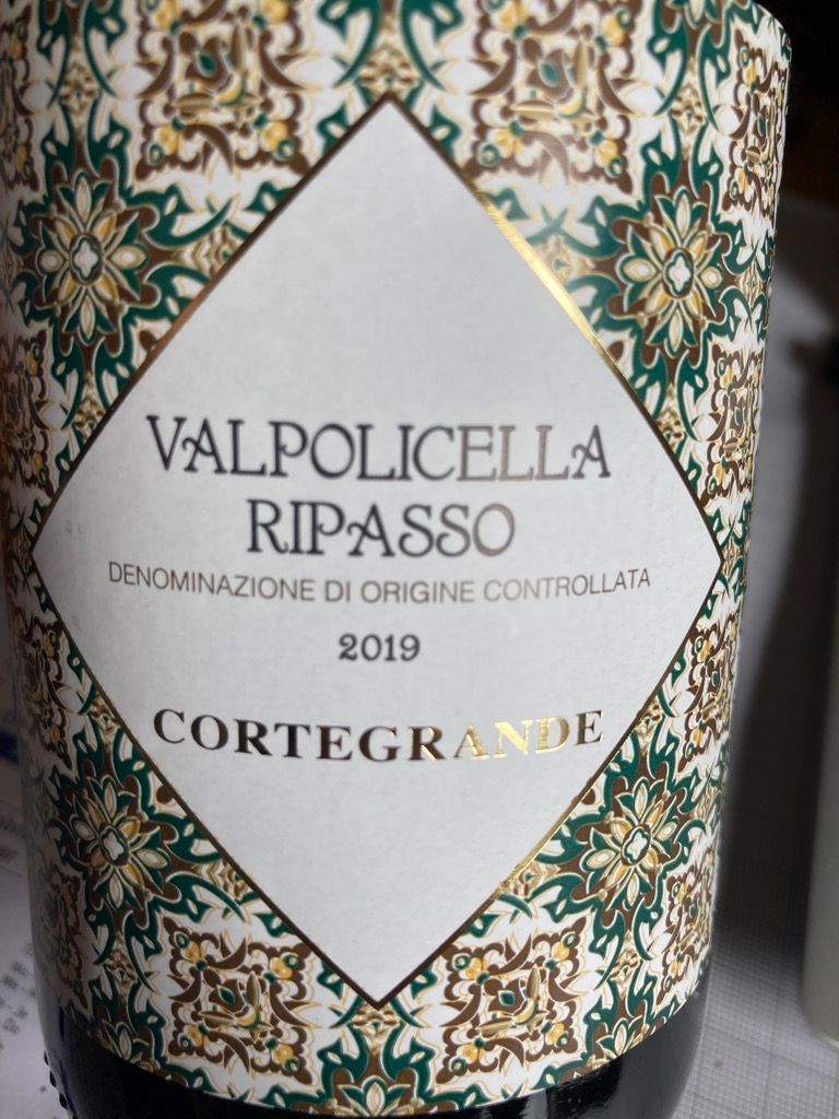 2019 Corte Grande Ripasso della Valpolicella Classico Superiore, Italy, Veneto, Valpolicella ...