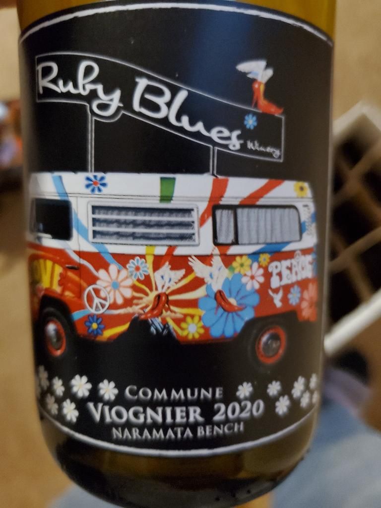 2021 Ruby Blues (Ruby Tuesday) Winery Viognier, Canada, British ...