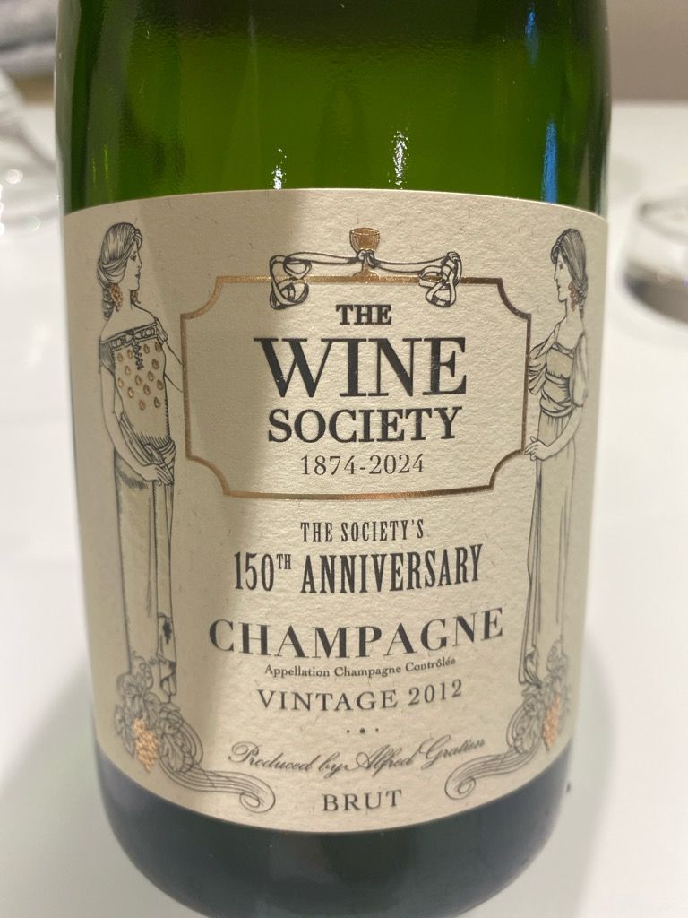 2012 Alfred Gratien Champagne The Wine Society's 150th Anniversary Brut ...