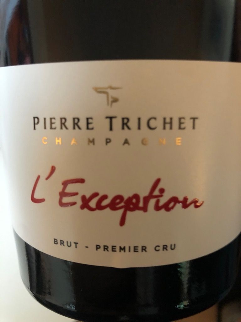 2015 Pierre Trichet Champagne Premier Cru Brut L'Exception, France ...