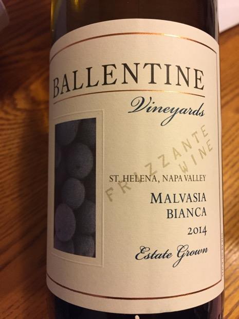 2014 Ballentine Vineyards Malvasia Bianca Frizzante, USA, California ...