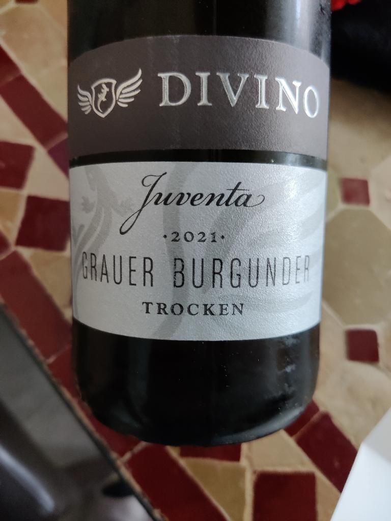 2021 Divino Grauer Burgunder Juventa QbA Trocken Franken, Germany ...