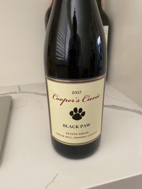 2017 Jean Edwards Cellars Petite Sirah Cooper's Cuvee - Black Paw, USA ...