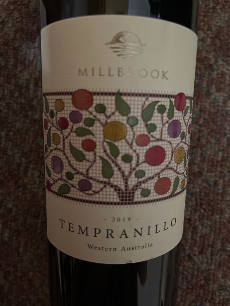 2019 Millbrook Winery Tempranillo, Australia, Western Australia, South West Australia, Geographe ...