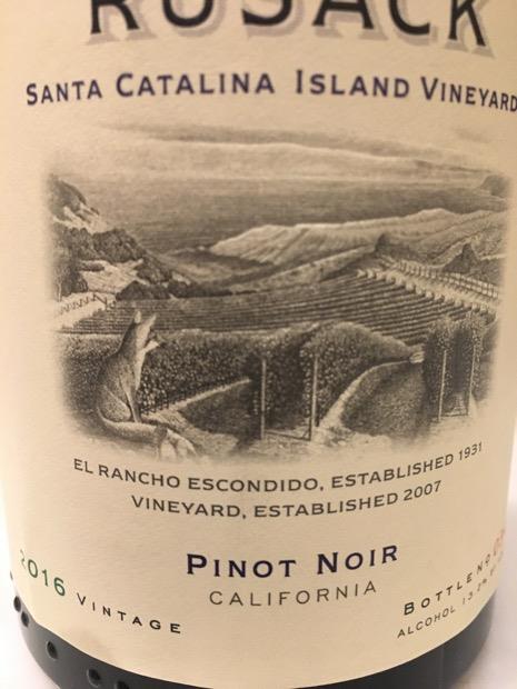 2016 Rusack Zinfandel Santa Catalina Island Vineyards, USA, California ...