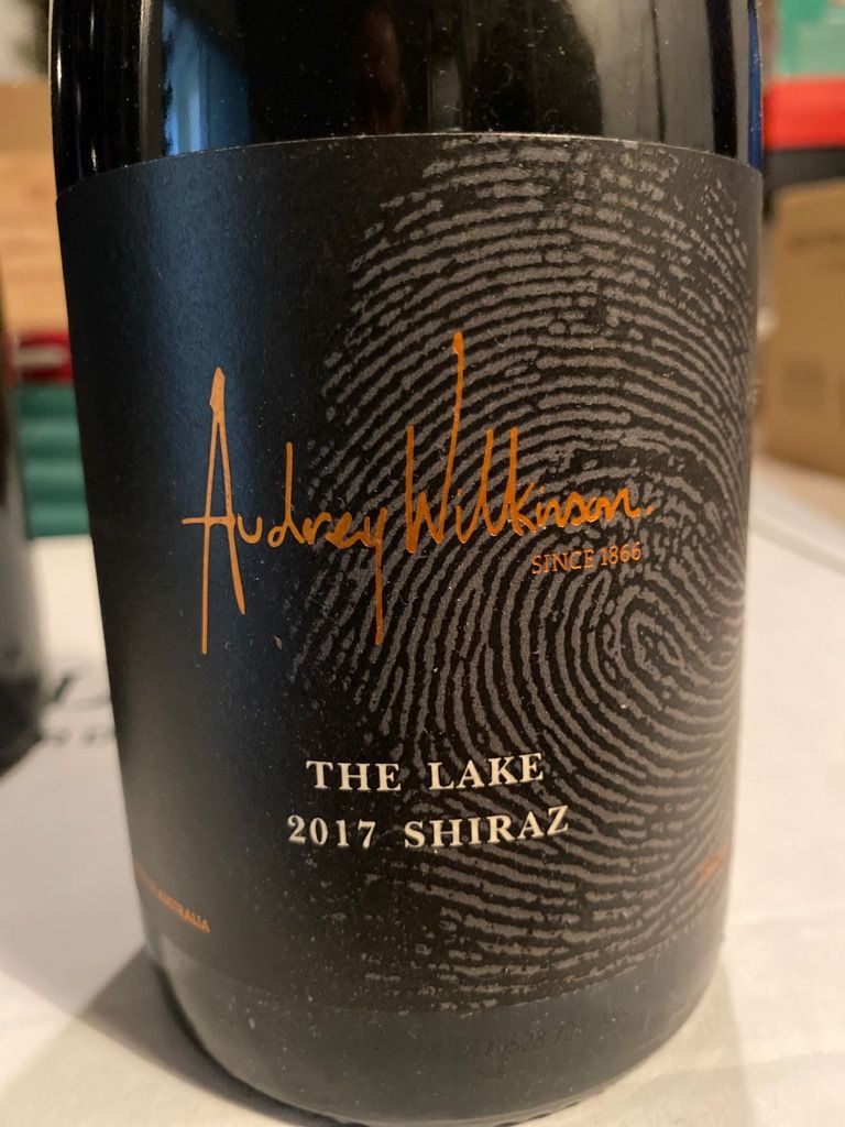 2018 Audrey Wilkinson Vineyard Shiraz Lake Reserve, Australia, New ...