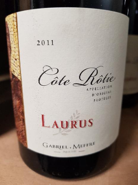 2011 Gabriel Meffre Côte-Rôtie Laurus, France, Rhône, Northern Rhône ...