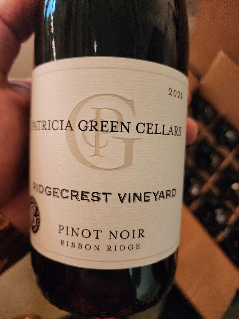 2022 Patricia Green Cellars Pinot Noir Ridgecrest Vineyard, USA, Oregon ...