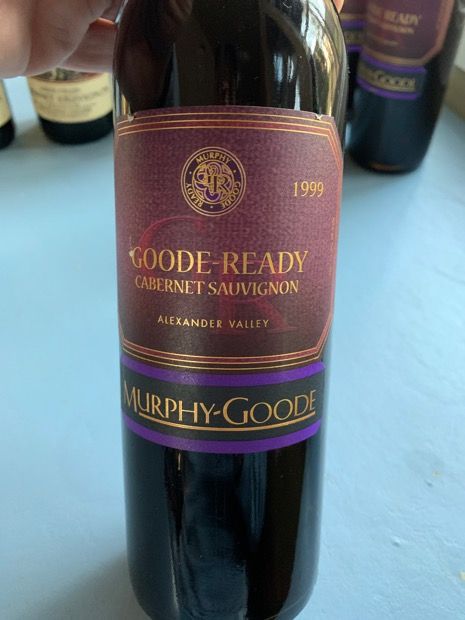 1991 Murphy-Goode Cabernet Sauvignon Goode-Ready, USA, California ...