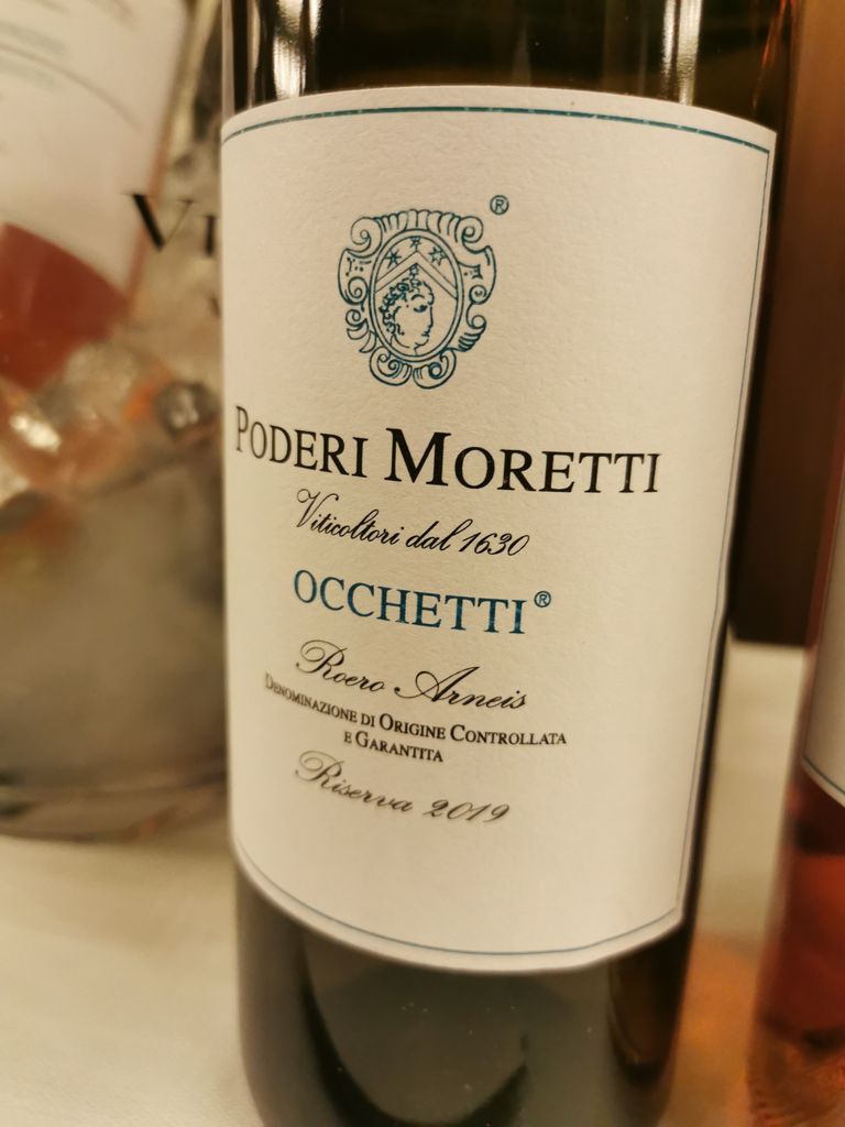 2019 Poderi Moretti Roero Arneis Occhetti Riserva, Italy, Piedmont ...