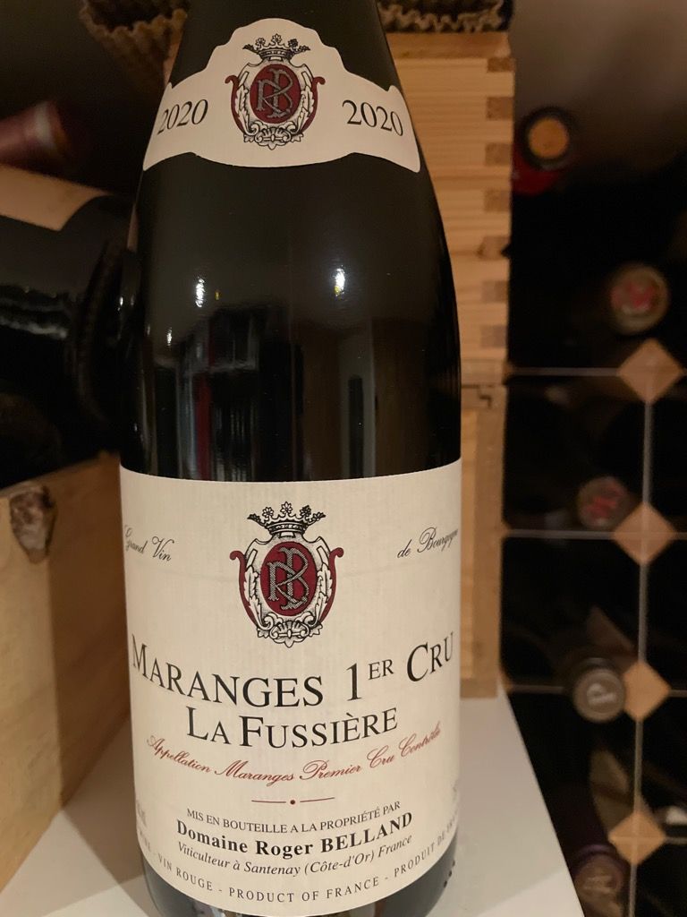 2020 Domaine Roger Belland Maranges 1er Cru La Fussière, France ...